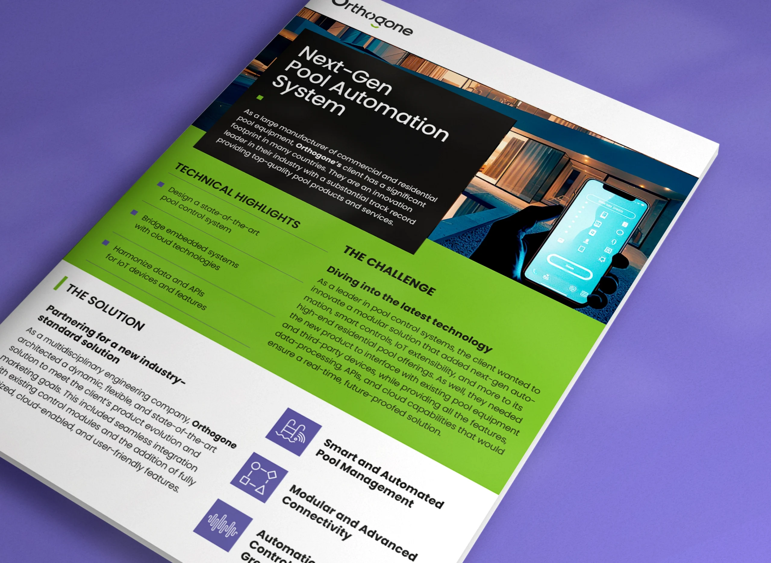 Smart Pool Control System Case Study: AWS IoT Solution | Orthogone