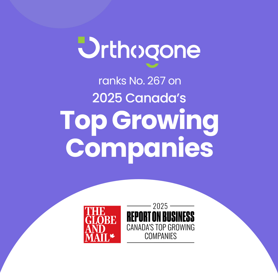 Orthogone ranks 267th at 2025 Canada’s Top Growing Companies
